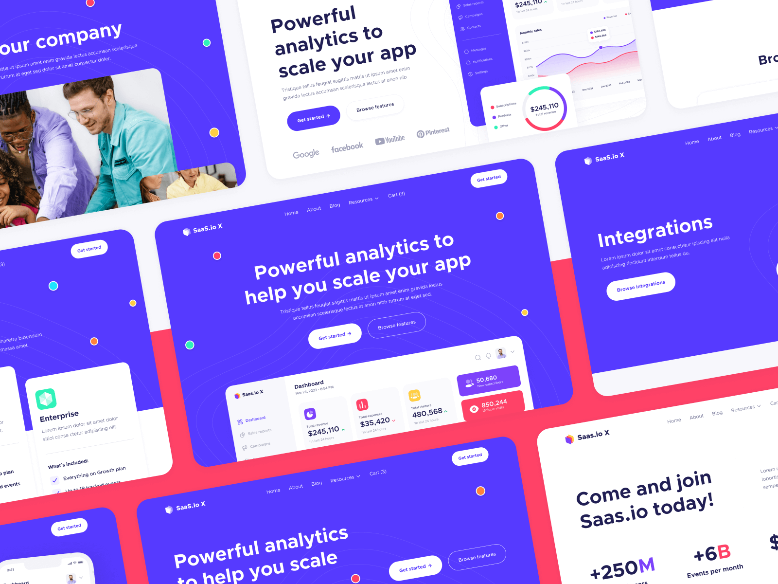 Modern & Colorful SaaS Webflow Template - Techcloud X | BRIX Templates