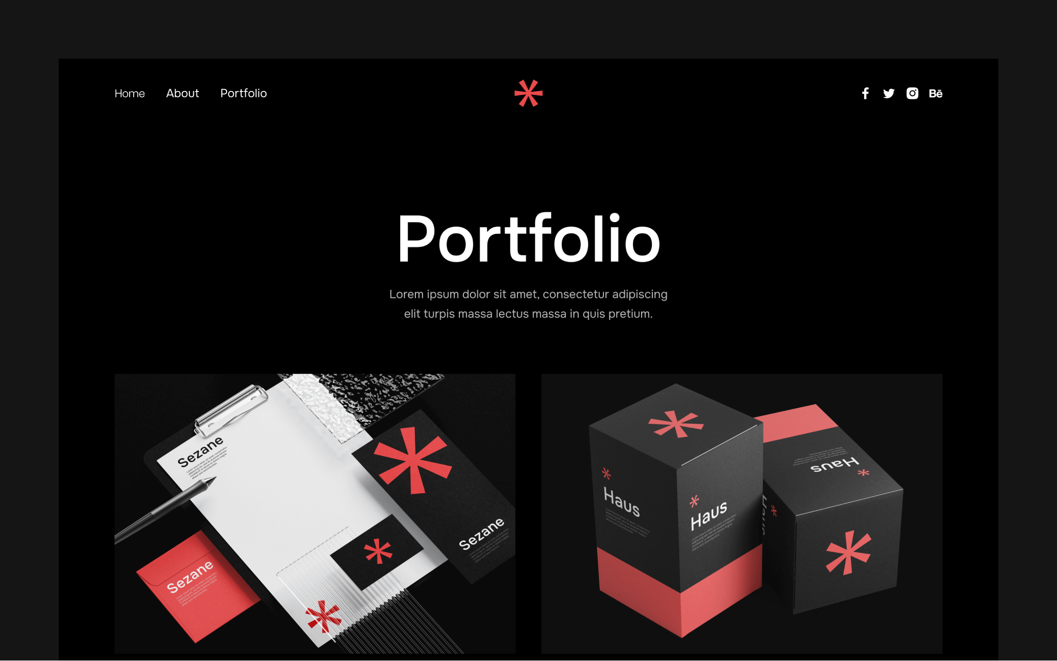 Dark Mode Portfolio Webflow Template - Darkfolio X | BRIX Templates