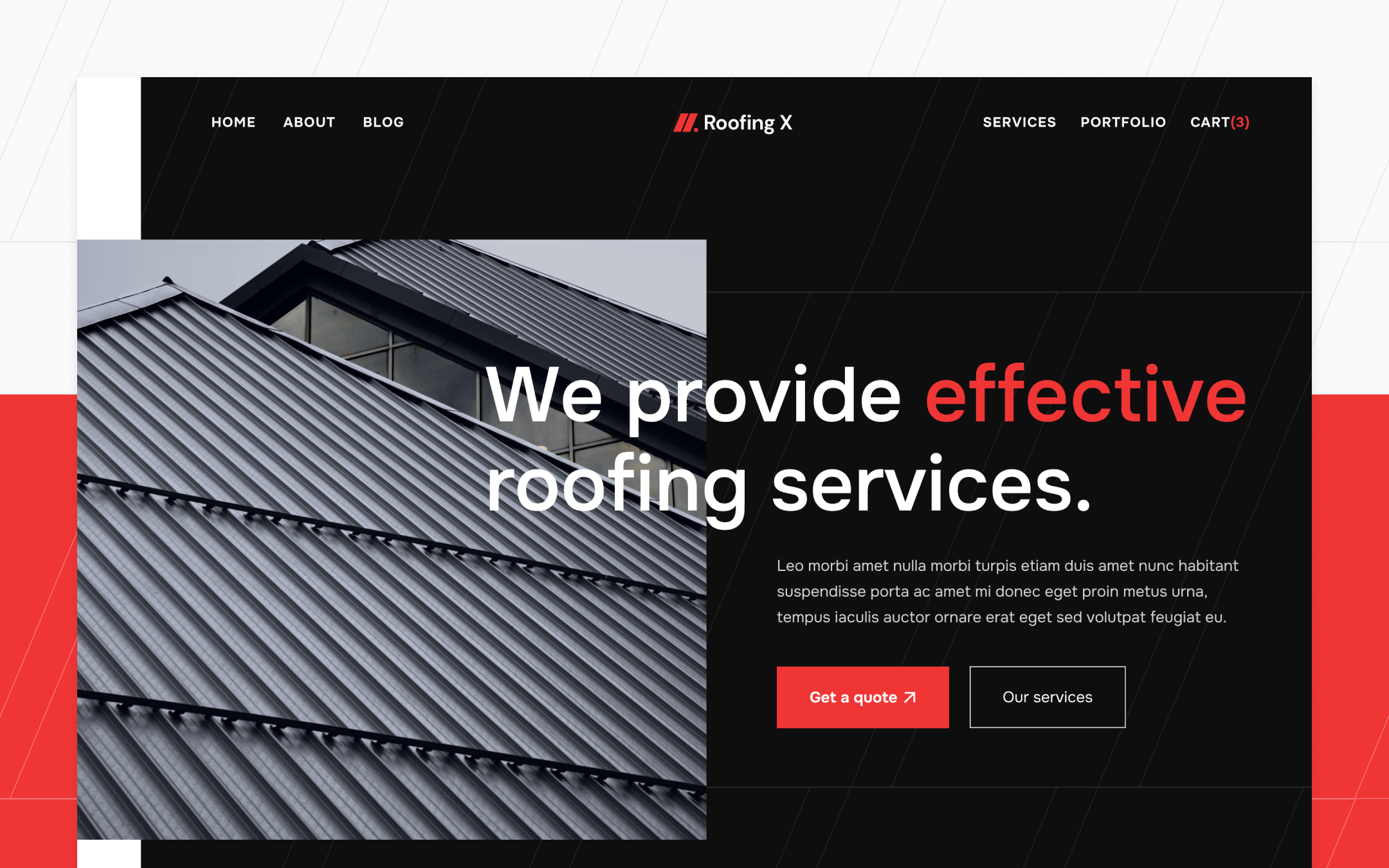 Roofing Webflow Template - Roofing X | BRIX Templates