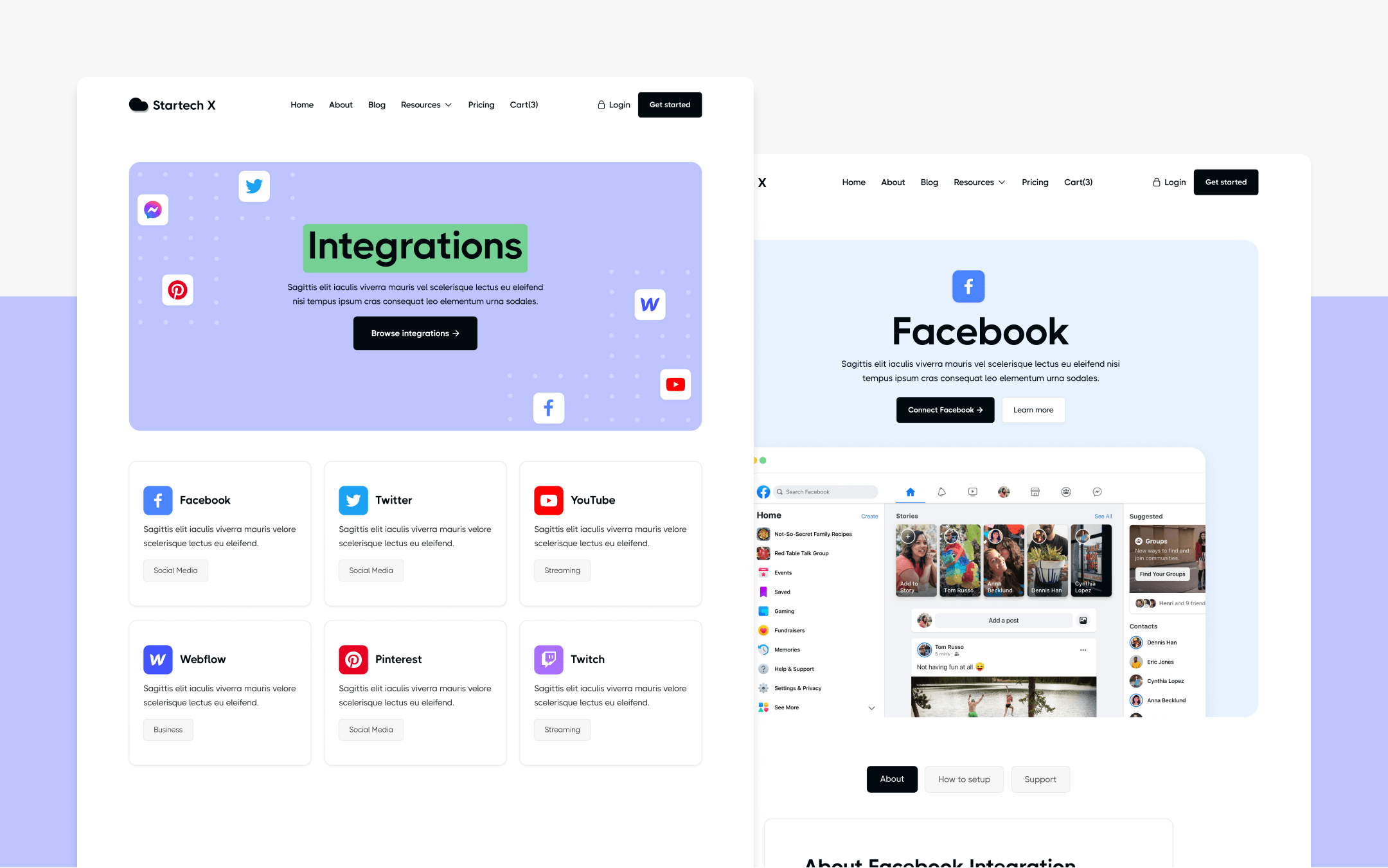 Tech Startup Webflow Template - Startech X | BRIX Templates