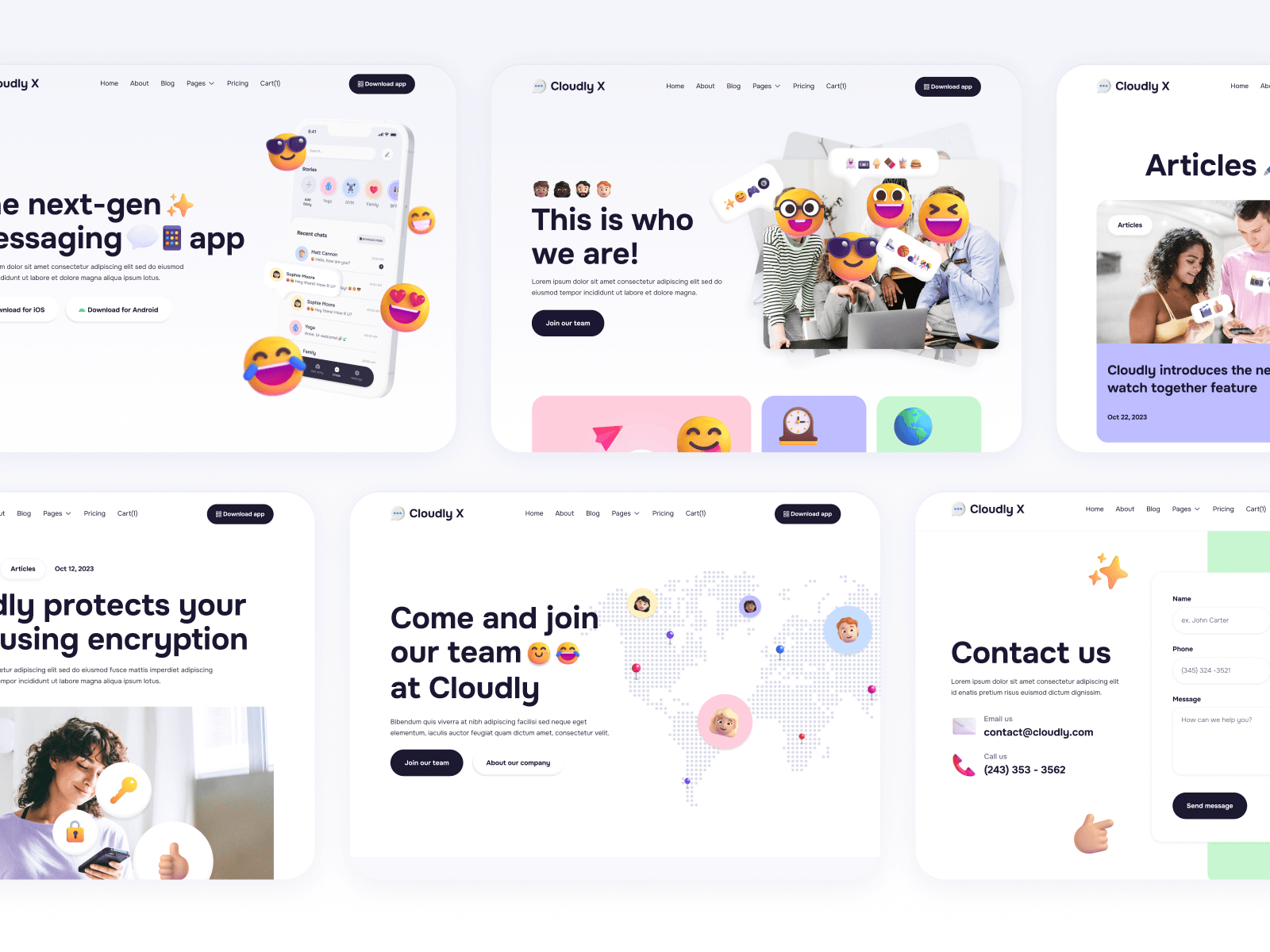 Tech App Webflow Template - Cloudly X | BRIX Templates