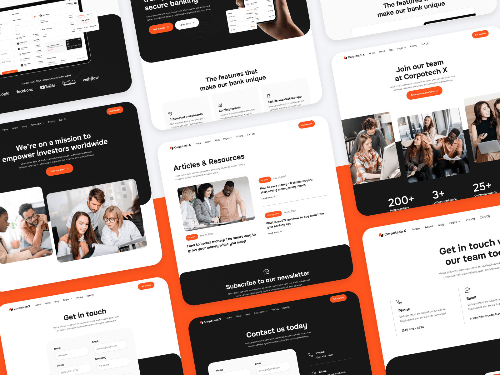 Corporation Webflow Template - Corpotech X | BRIX Templates