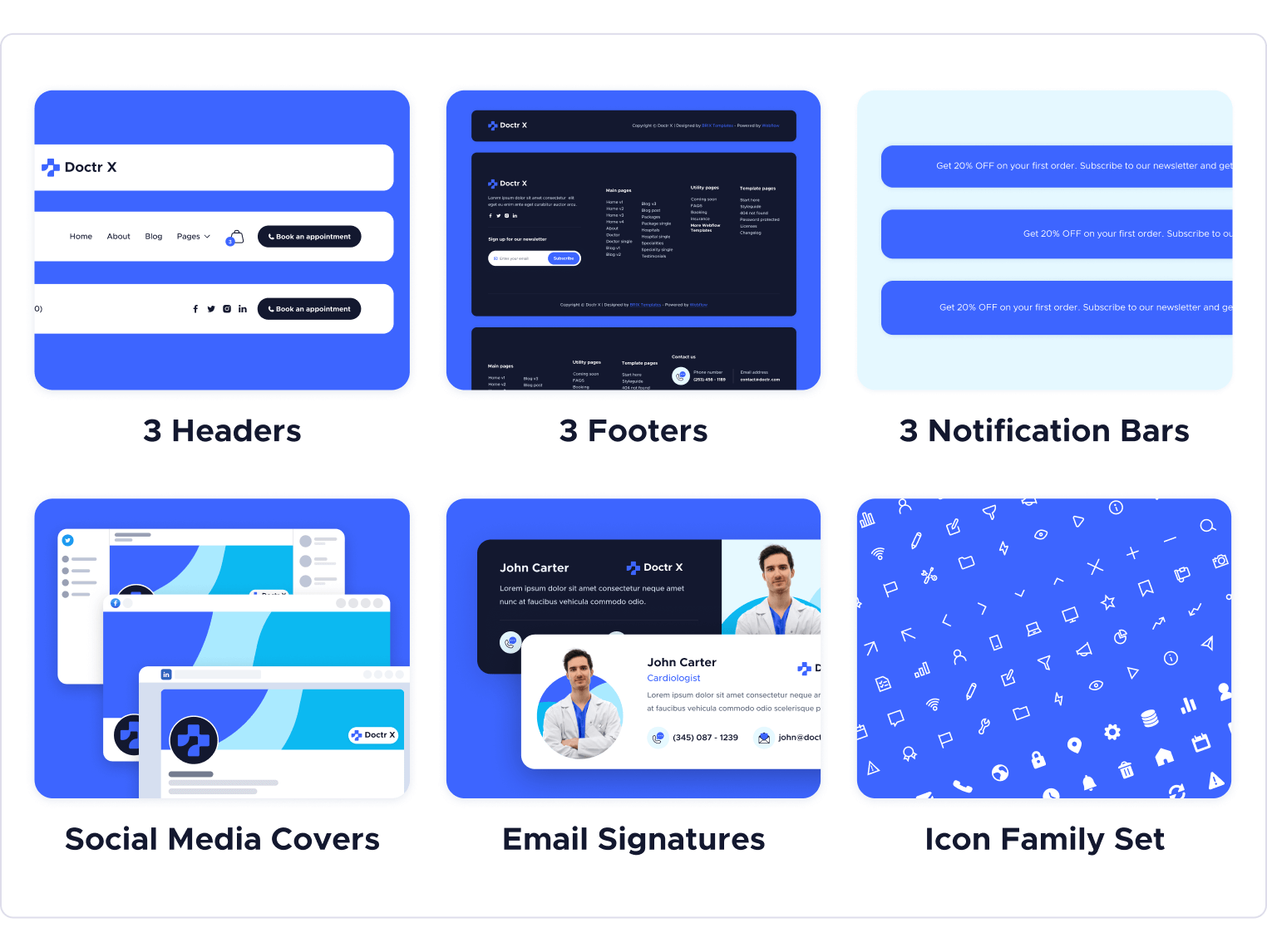 Doctor Webflow Template - Doctr X | BRIX Templates