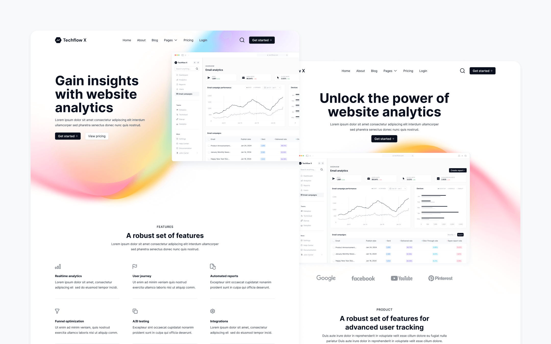 Multi-Layout Tech Webflow Template - TechFlow X | BRIX Templates