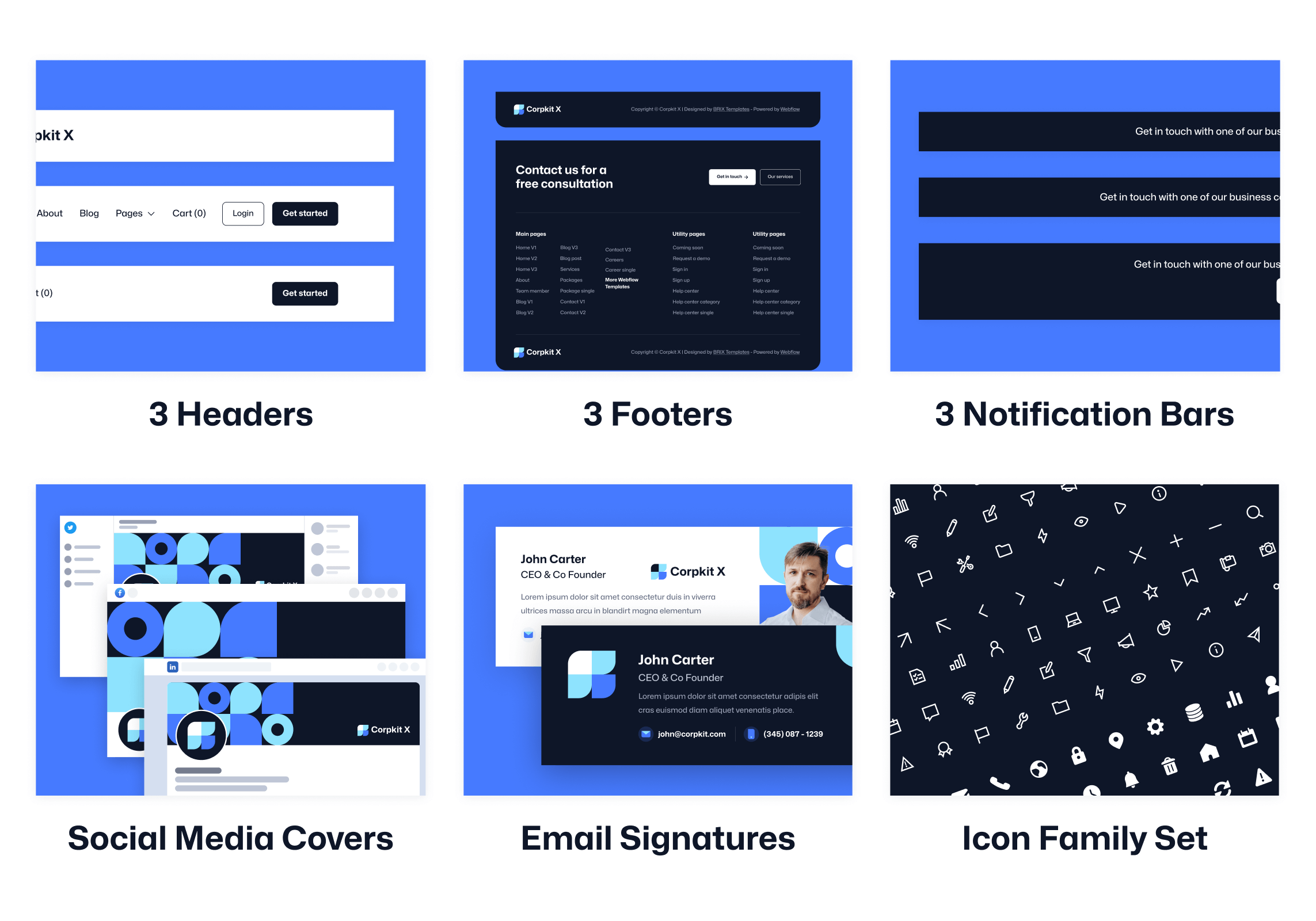 Consulting Company Webflow Template - Corpkit X | BRIX Templates