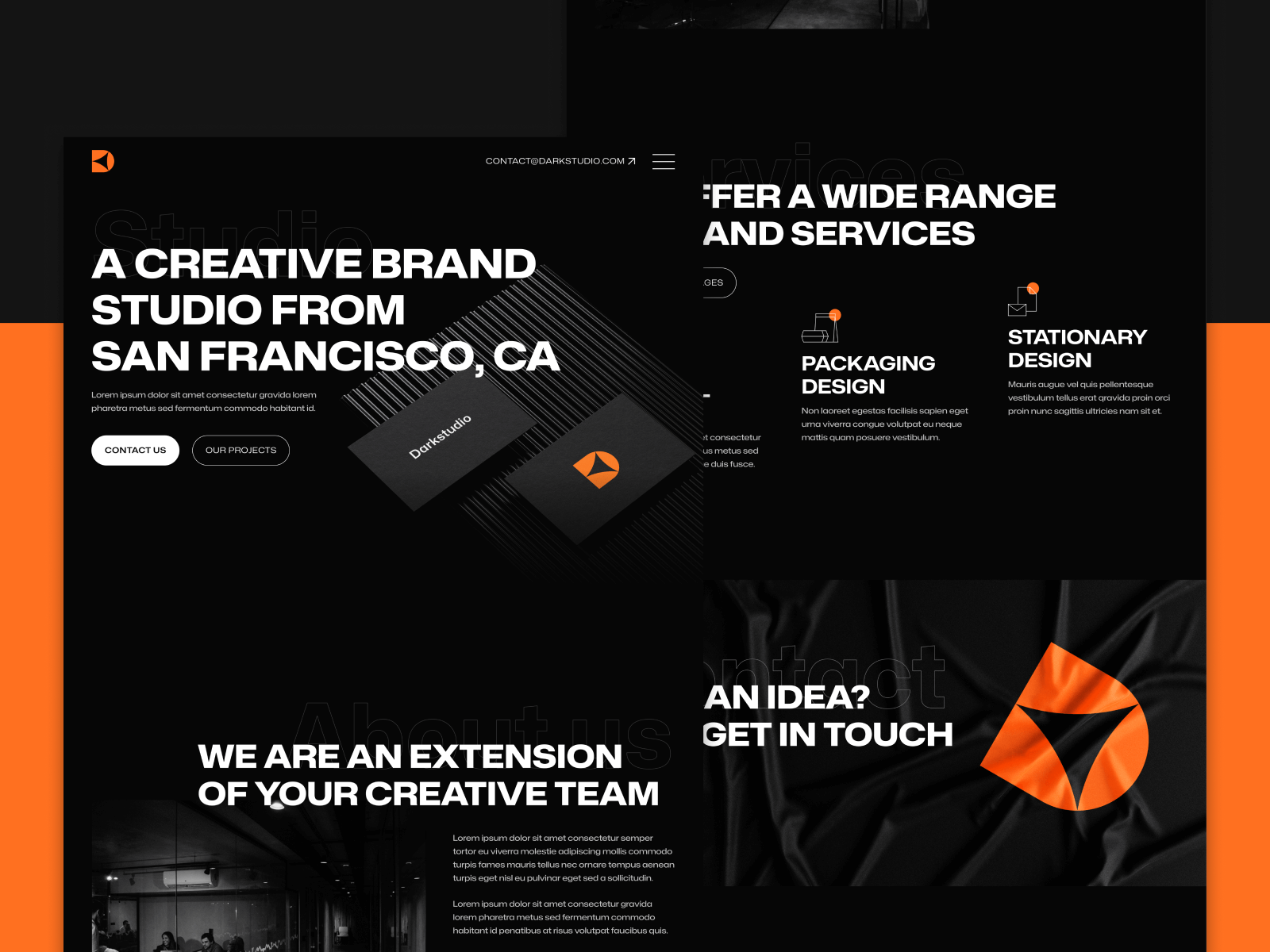 Dark Mode Agency Webflow Template - Darkstudio X | BRIX Templates