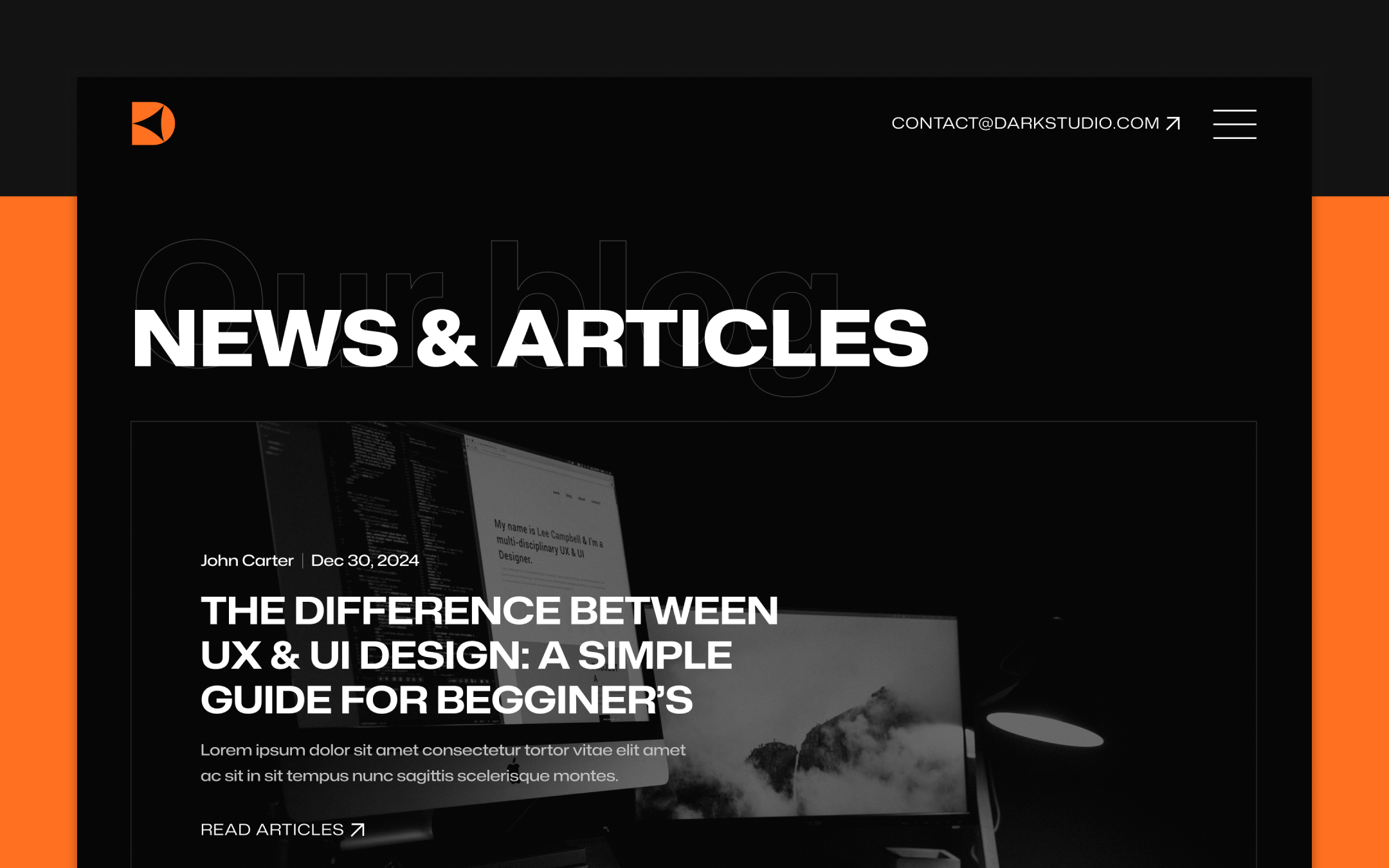 Dark Mode Agency Webflow Template - Darkstudio X | BRIX Templates