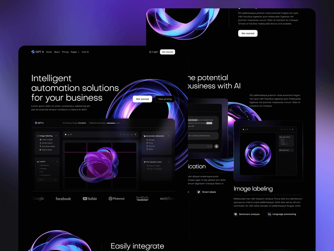 8+ Artificial Intelligence Webflow Templates | BRIX Templates
