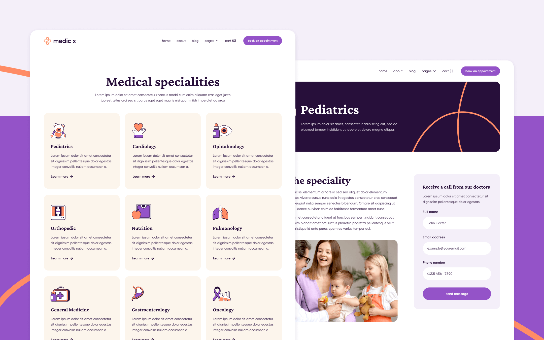 Hospital Webflow Template - Medic X | BRIX Templates