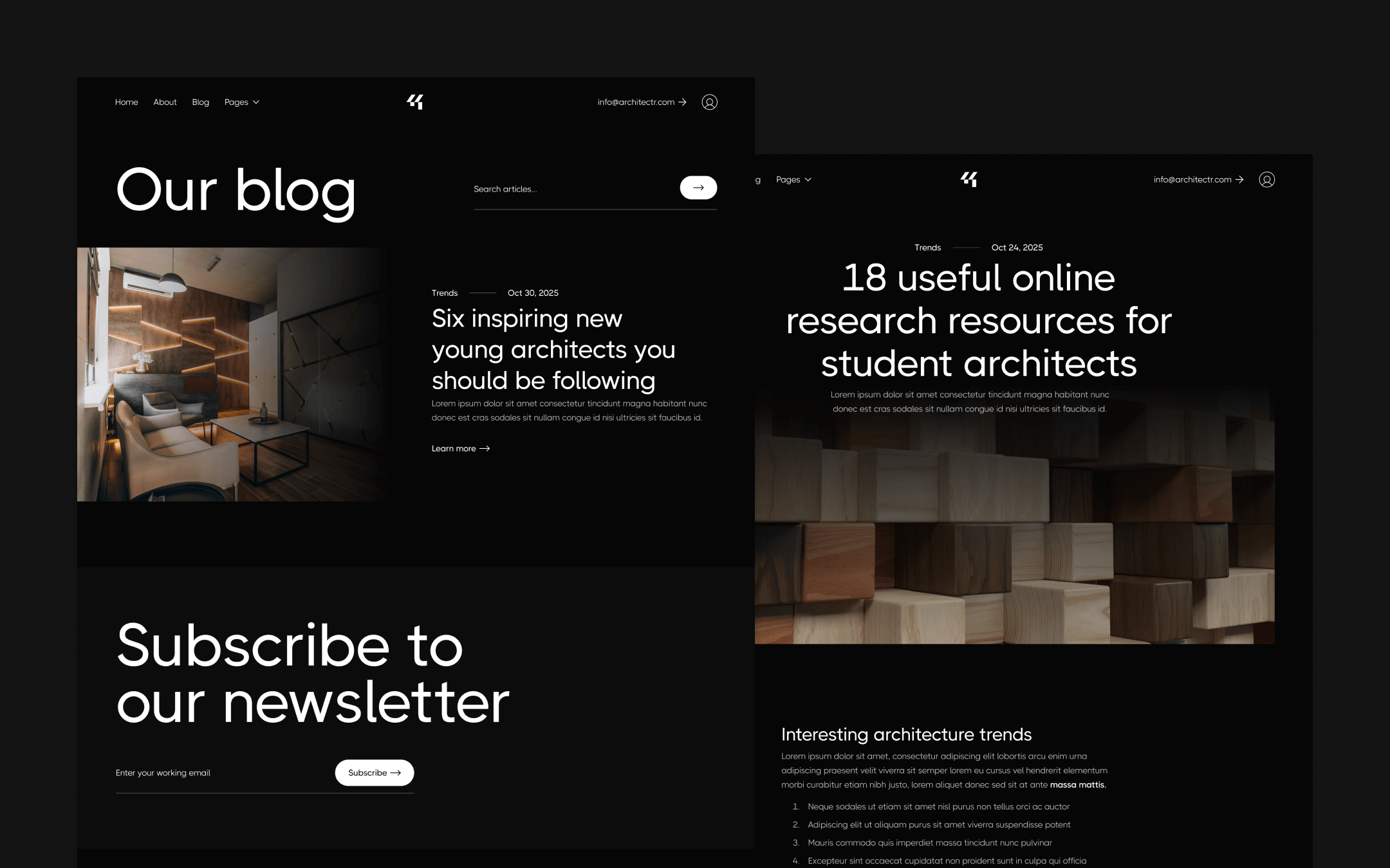 Architect Webflow Template Architectr X Brix Templates