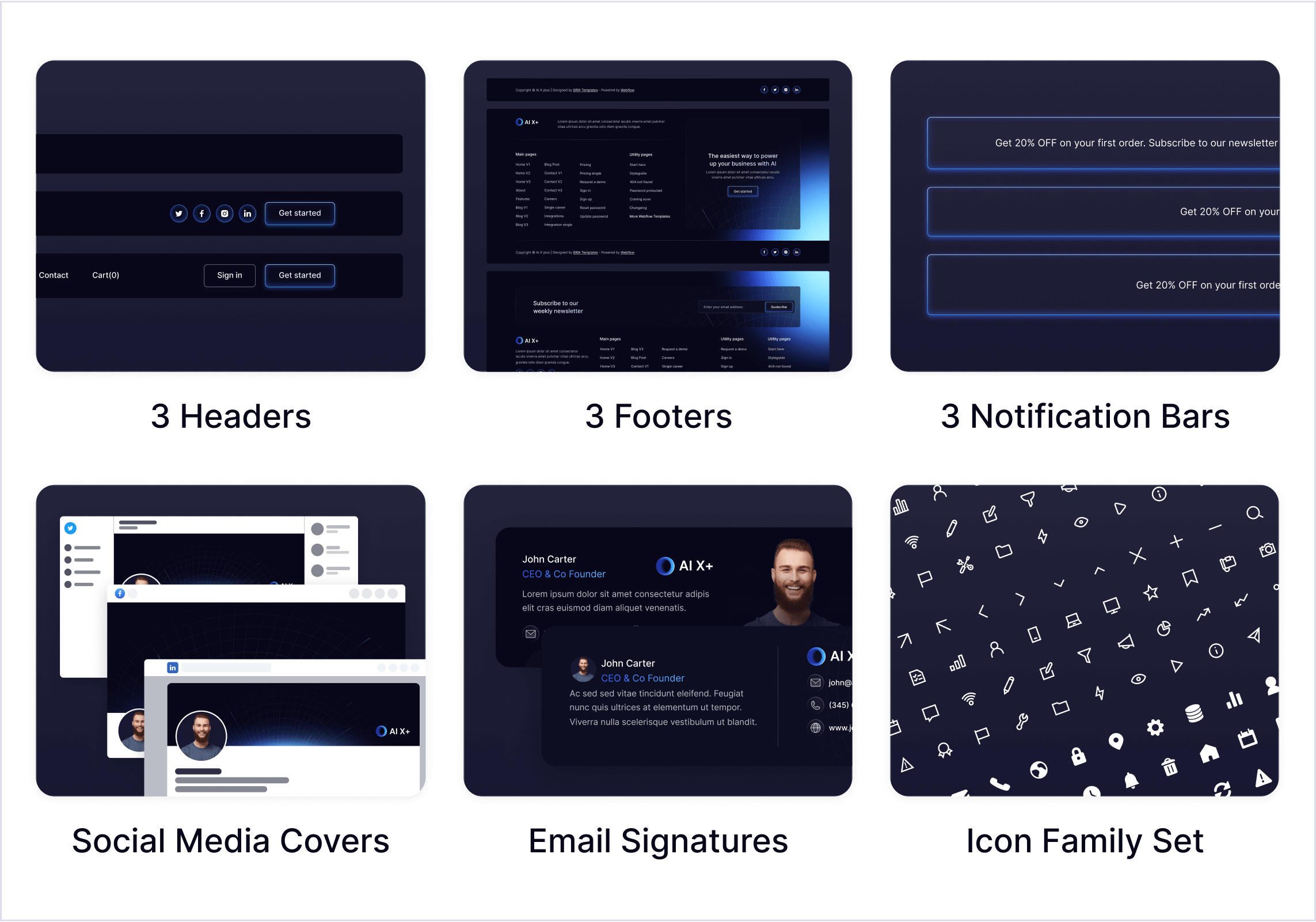 AI Webflow Template - AI X+ | BRIX Templates