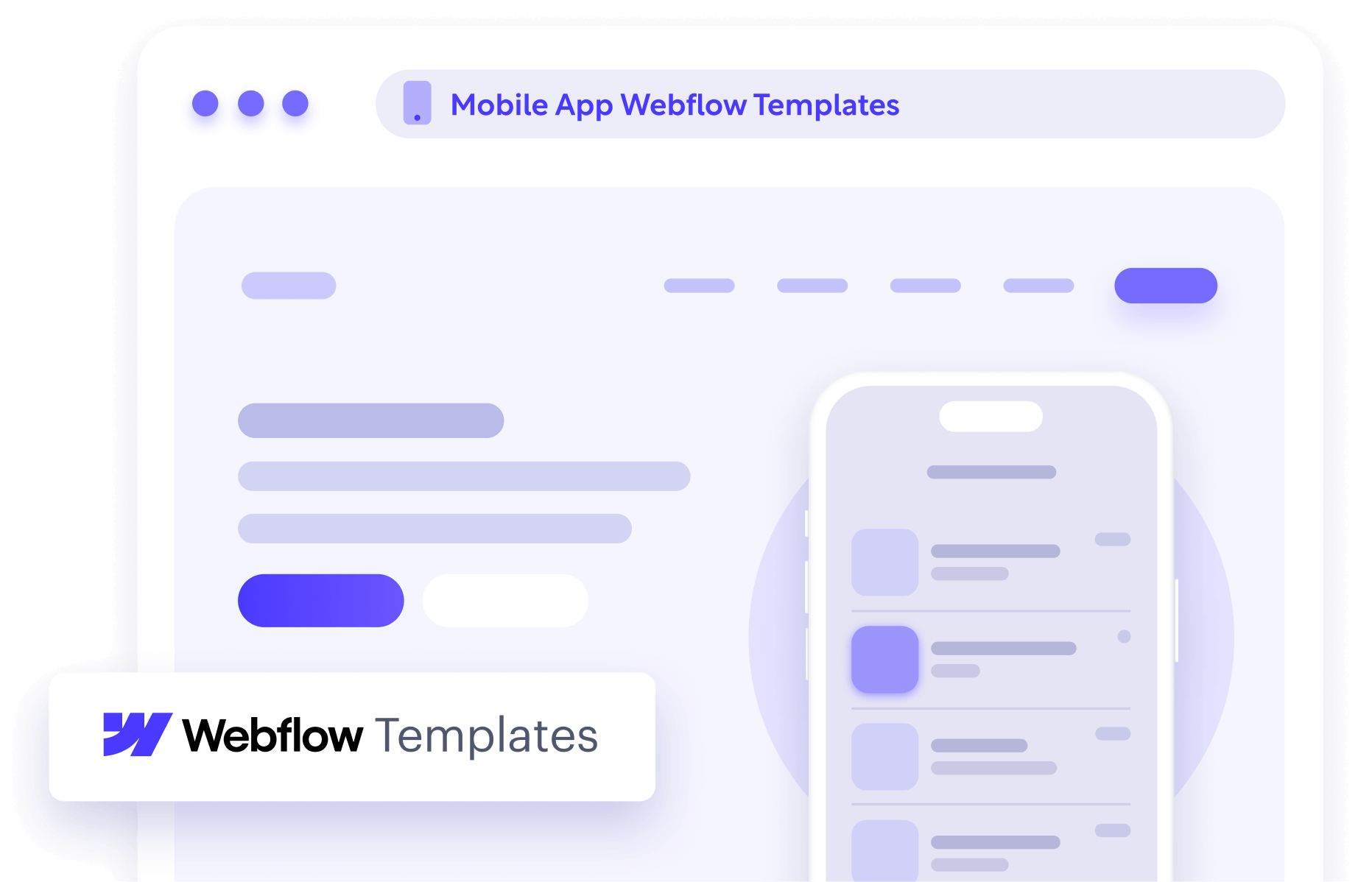 6+ Mobile App Webflow Templates | BRIX Templates