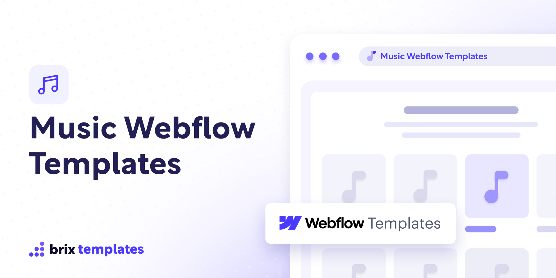 4+ Music Webflow Templates | BRIX Templates