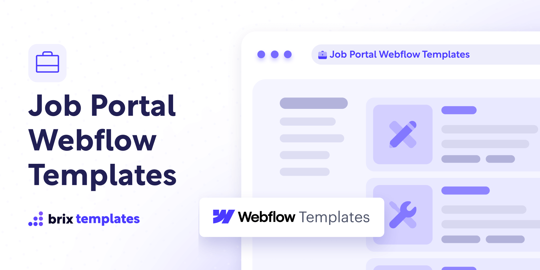 3+ Job Portal Webflow Templates | BRIX Templates