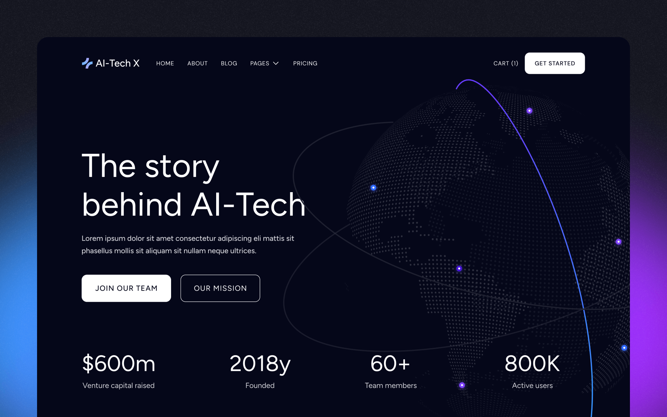 AI & ML Webflow Template - AI-Tech X | BRIX Templates