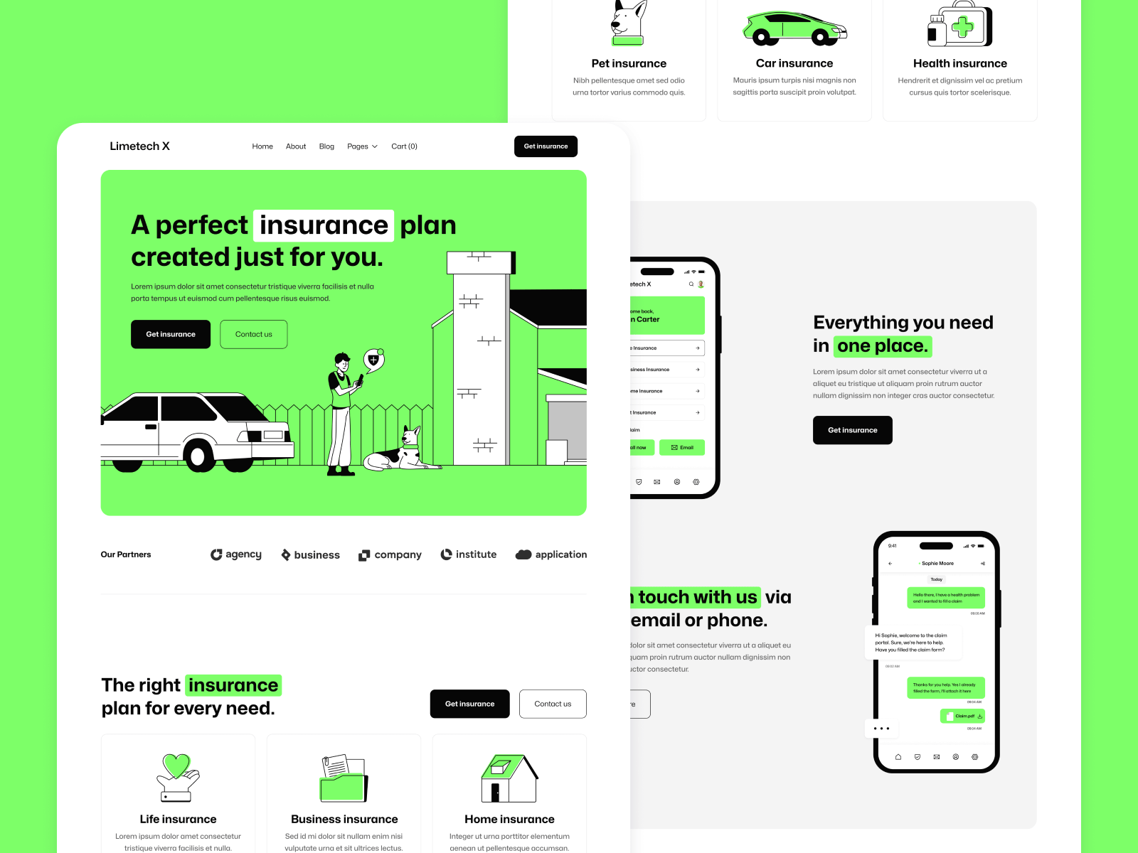 Limetech X - Webflow Ecommerce Website Template
