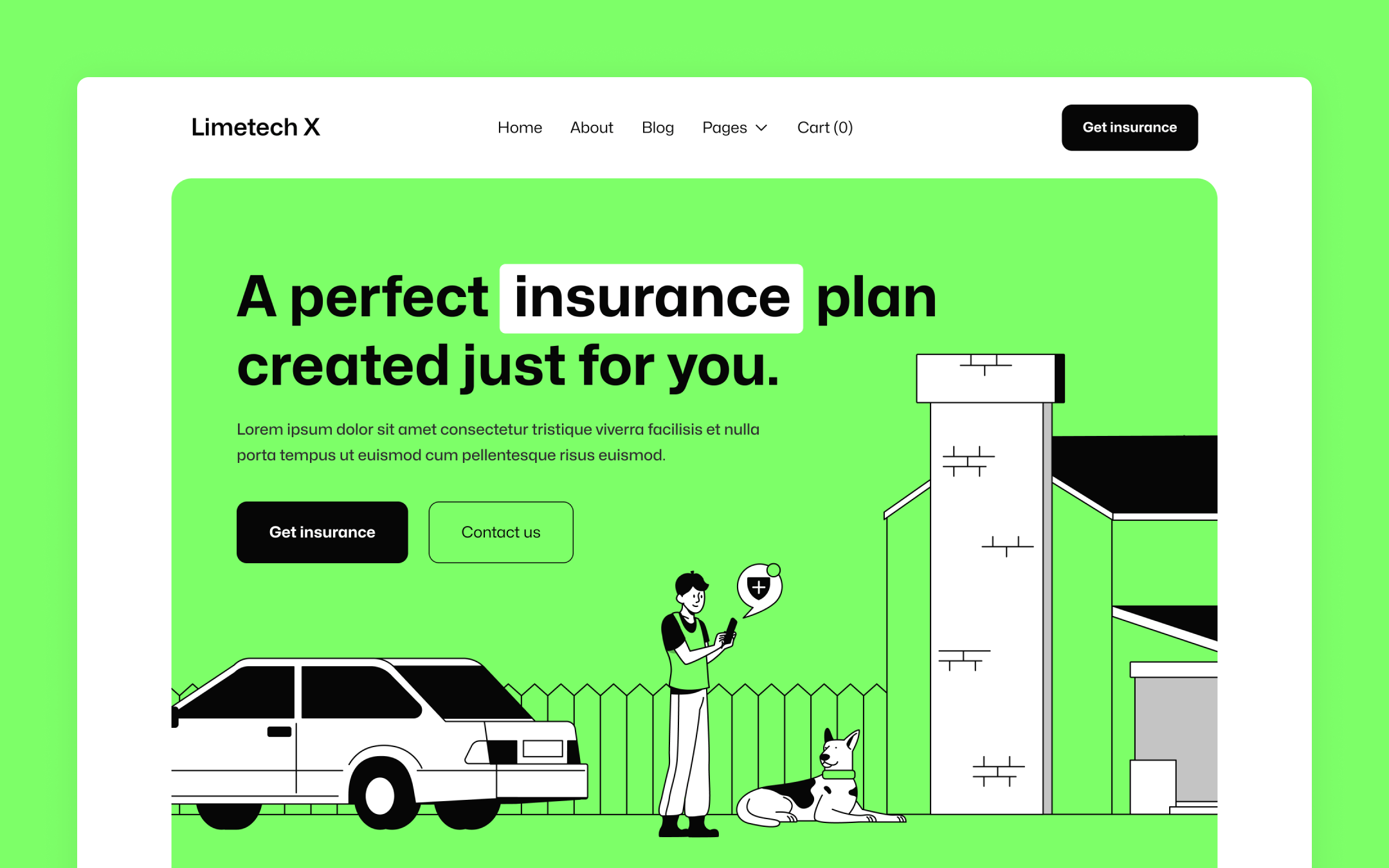 Limetech X - Webflow Ecommerce Website Template