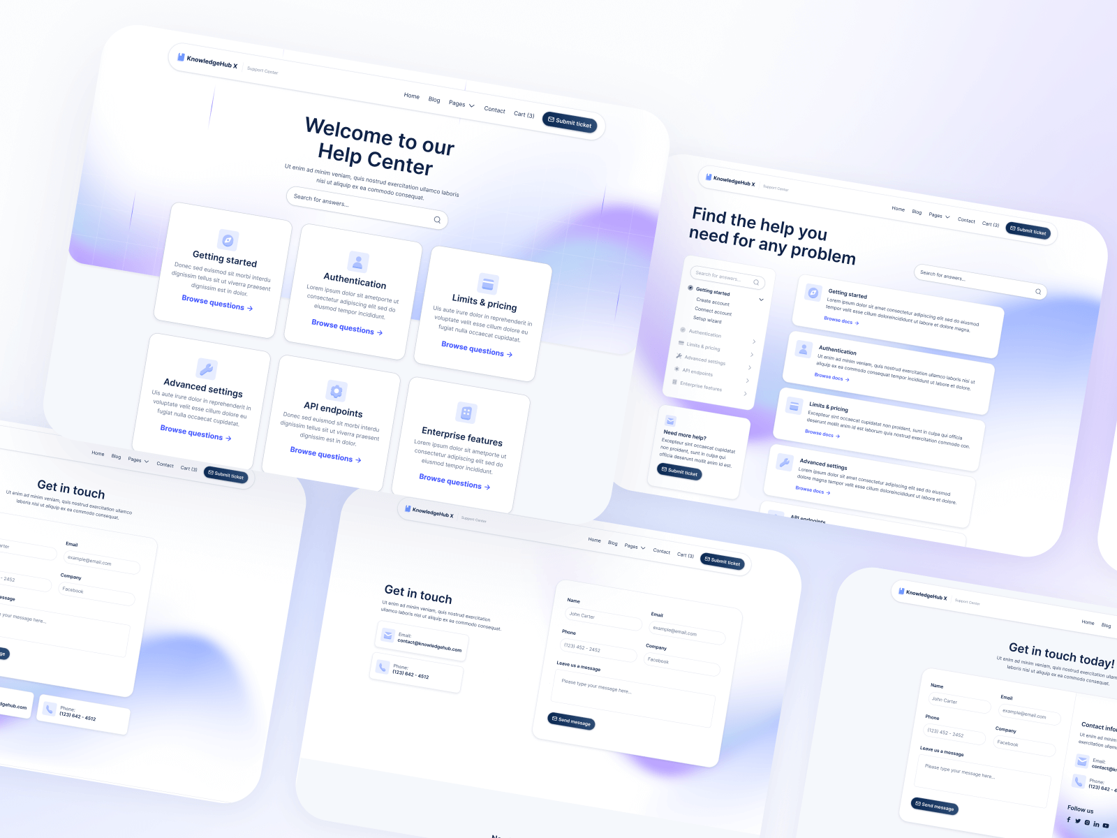 KnowledgeHub X - Webflow Ecommerce Website Template