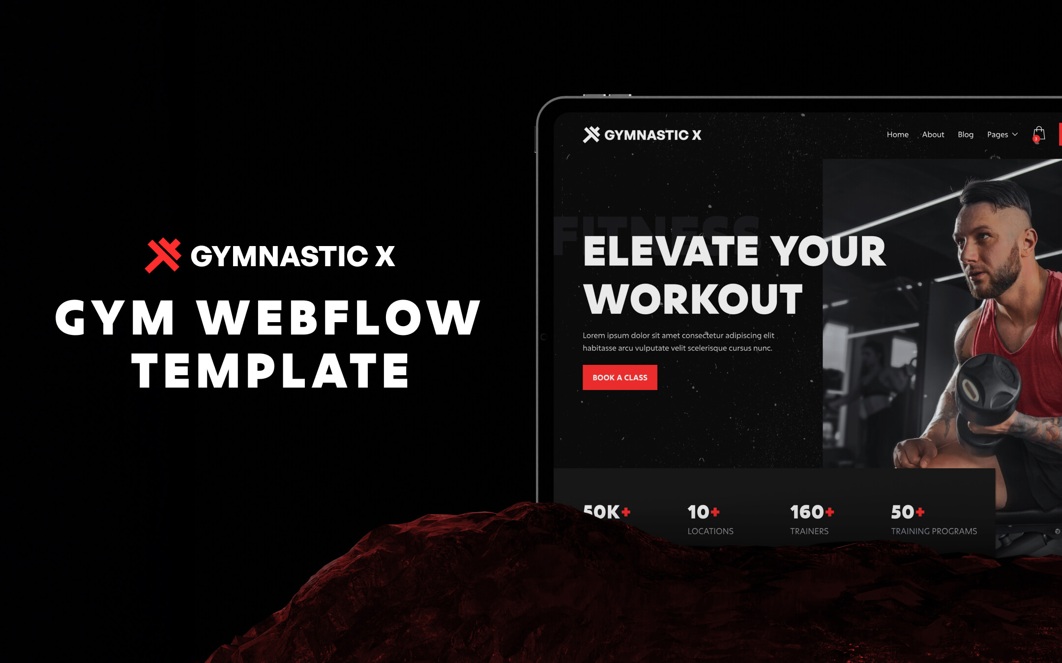 Modern Gym Webflow Template - Gymnastic X | BRIX Templates