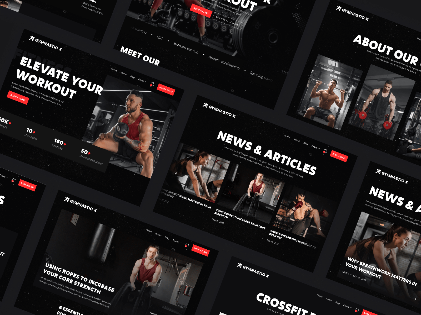 Modern Gym Webflow Template - Gymnastic X | BRIX Templates