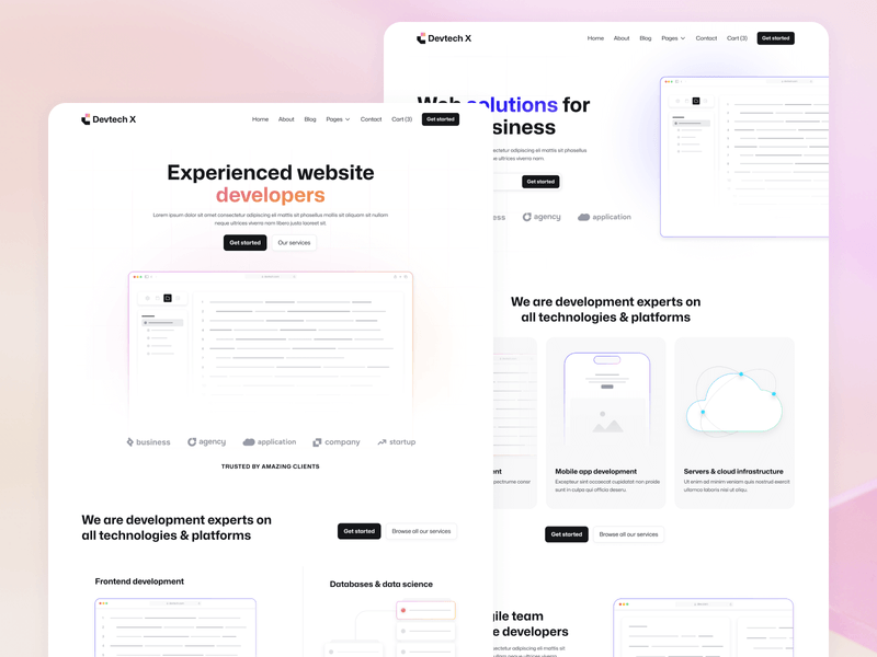 Developer Portfolio Webflow Template - Developer X | BRIX Templates