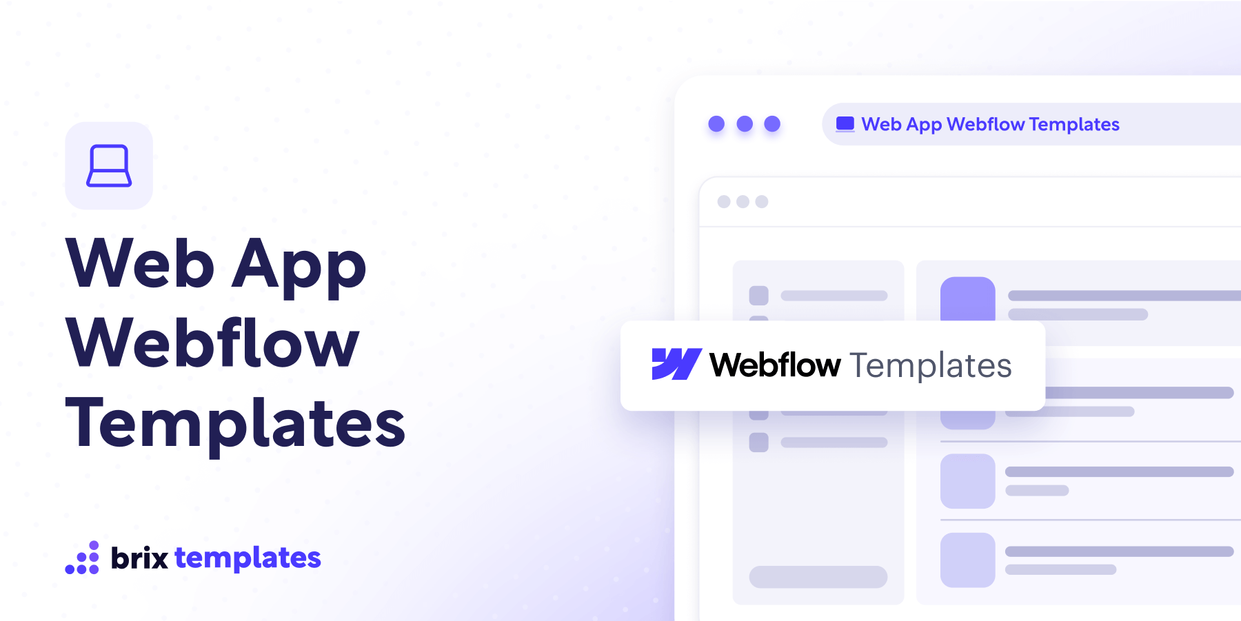 4+ Web App Webflow Templates | BRIX Templates