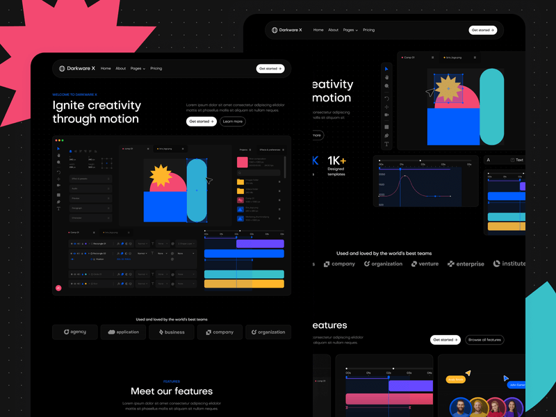 Tech Development Agency Webflow Template - Devtech X | BRIX Templates