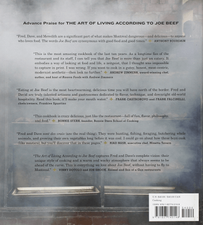 The Art of Living According to Joe Beef | The Cooking World