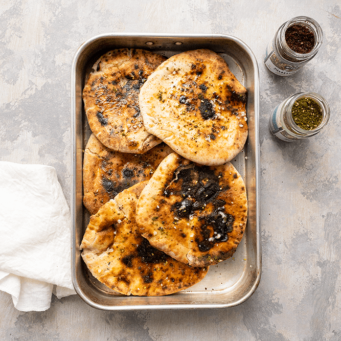 Grilled Naan Recipe | The Cooking World