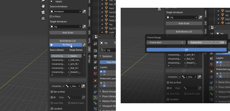 Mixamo, Auto Rig Pro로 Blender에서 모션 캡처 작업하는 방법