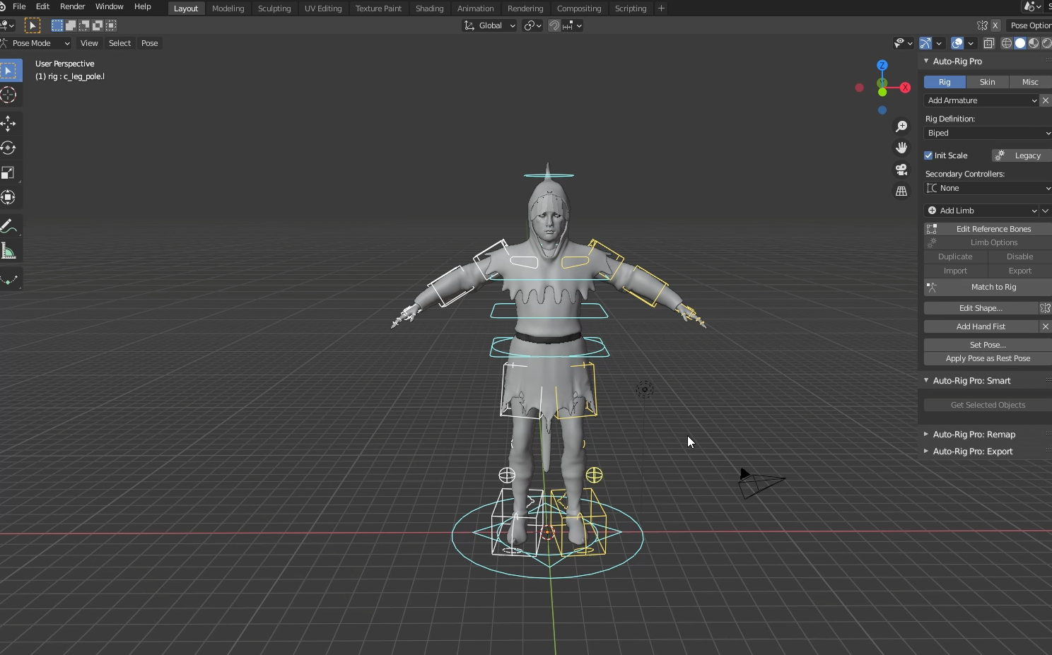 Mixamo, Auto Rig Pro로 Blender에서 모션 캡처 작업하는 방법