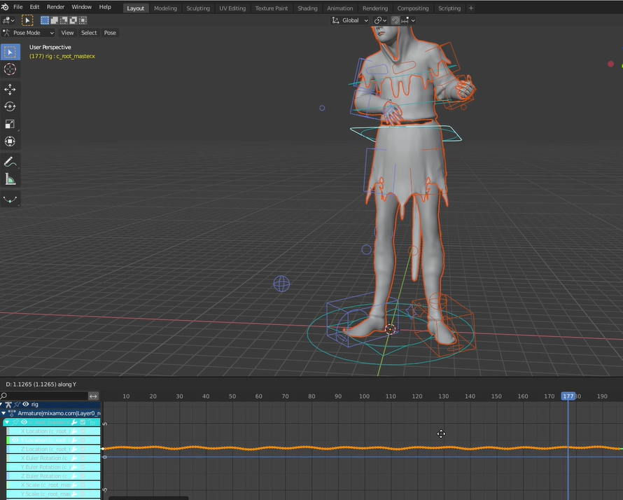 Mixamo, Auto Rig Pro로 Blender에서 모션 캡처 작업하는 방법