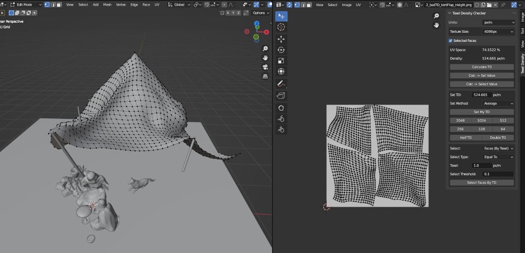 Tutorial: A Texel Density Walkthrough for Blender Artists