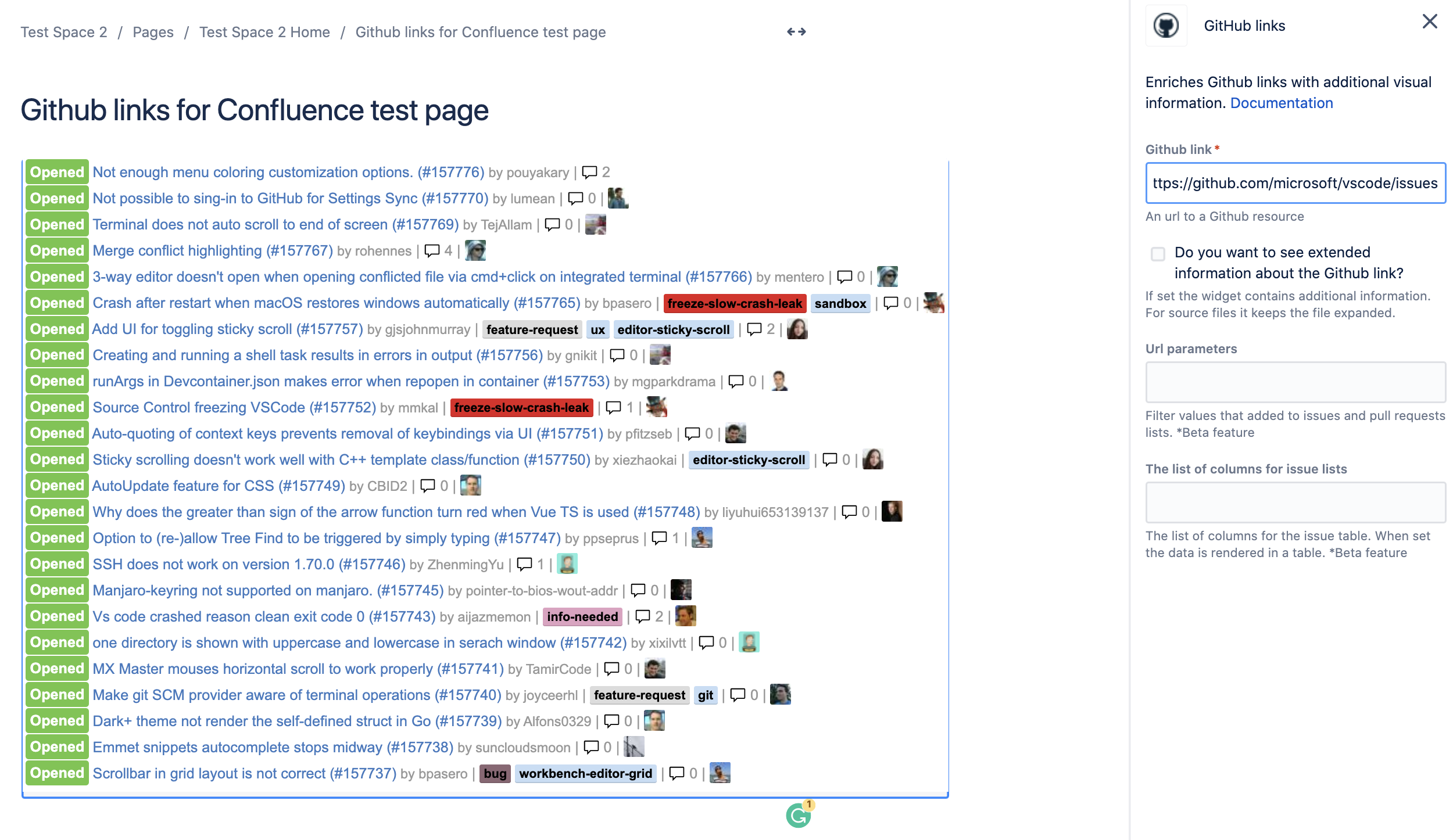 How To Display Github Issue List In Confluence