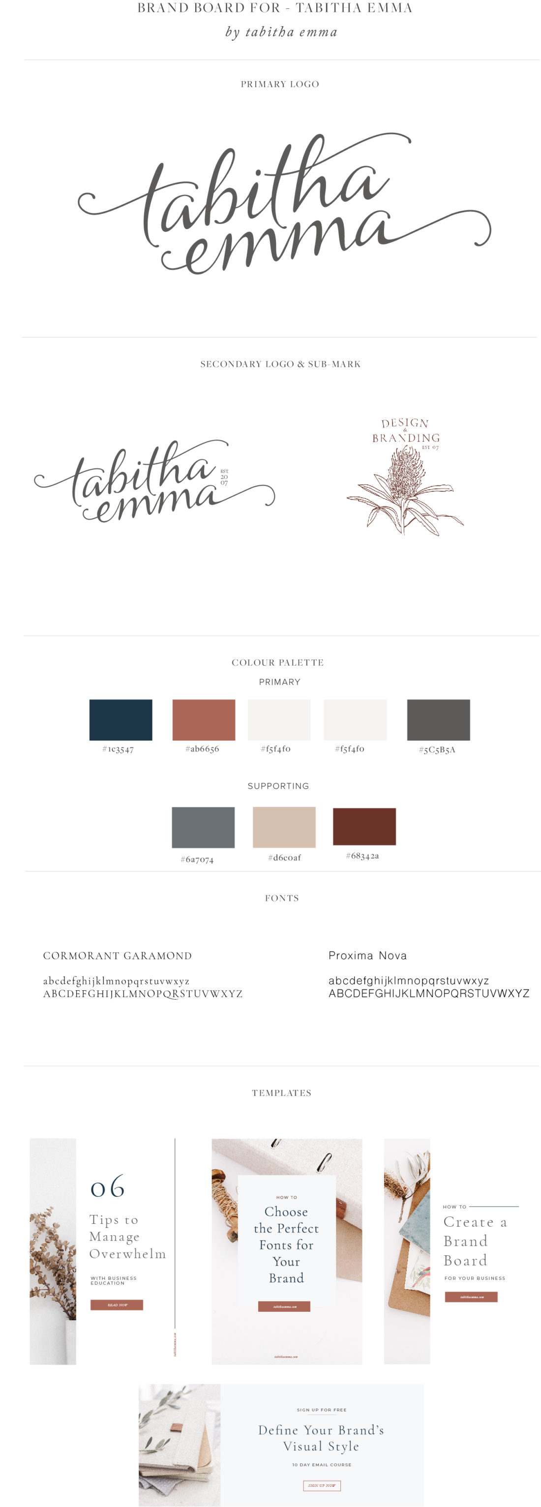 How to Create a Brand Board