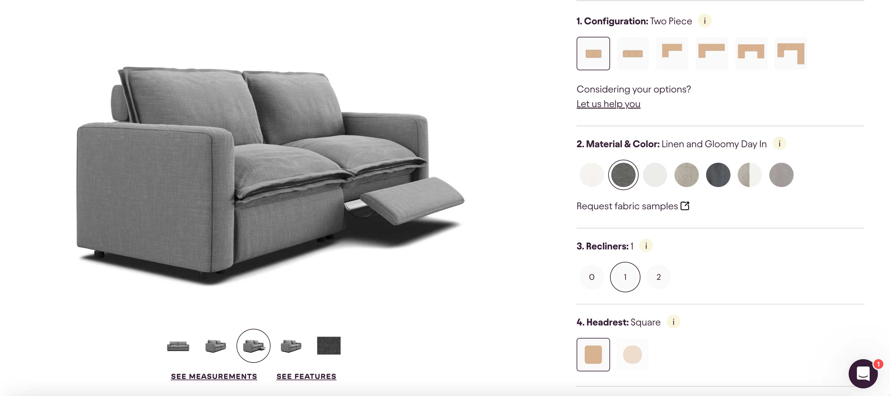 At Home with Homebody’s Sectional Recliner Sofa