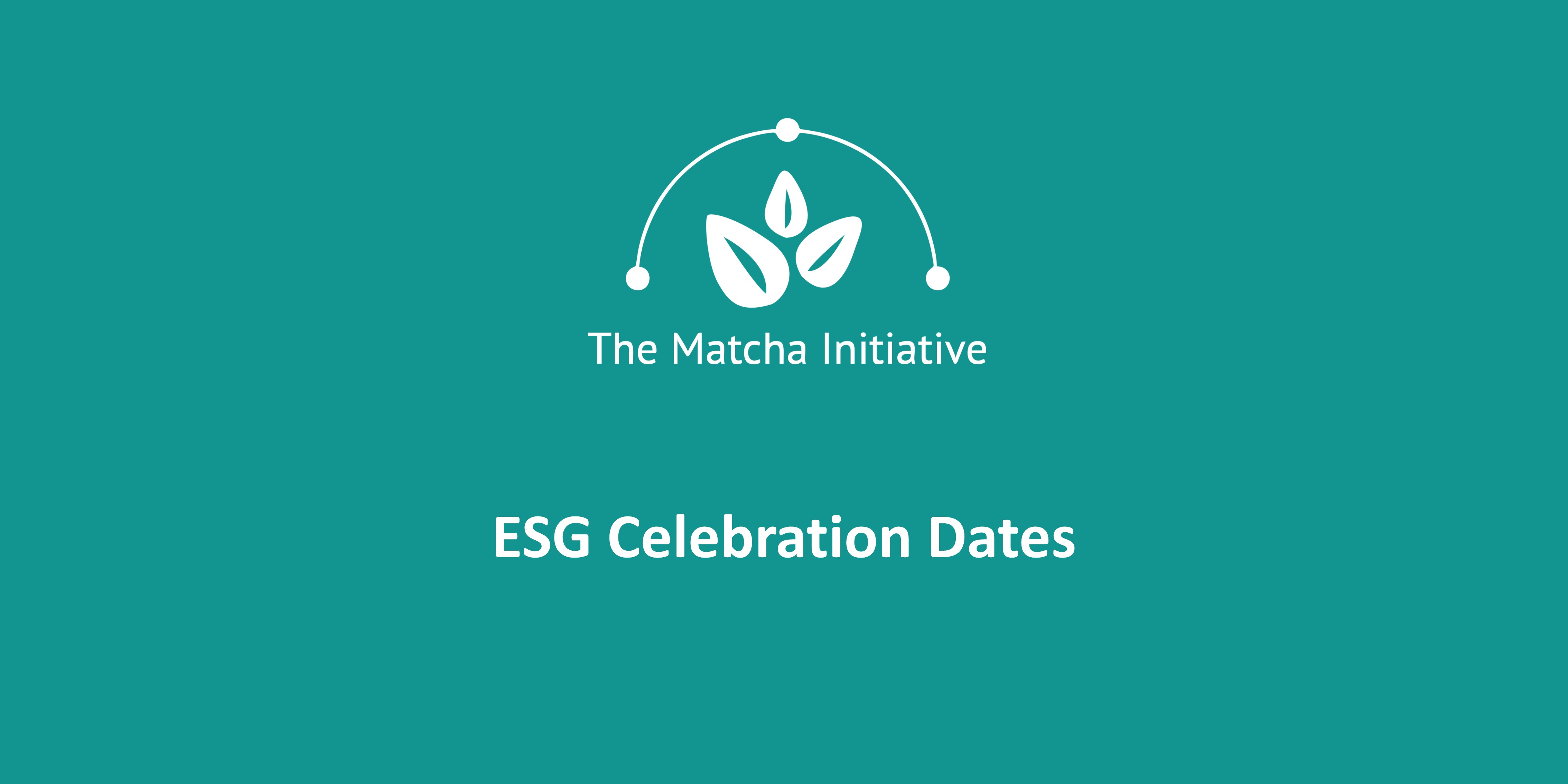 ESG celebration dates