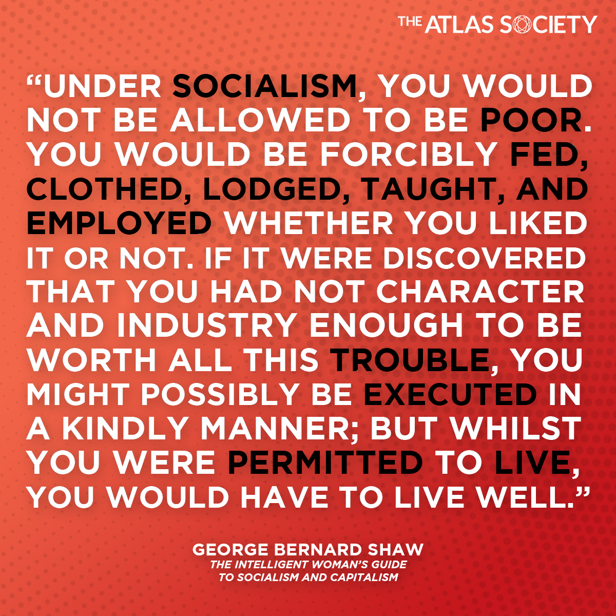 Socialism Course with The Atlas Society