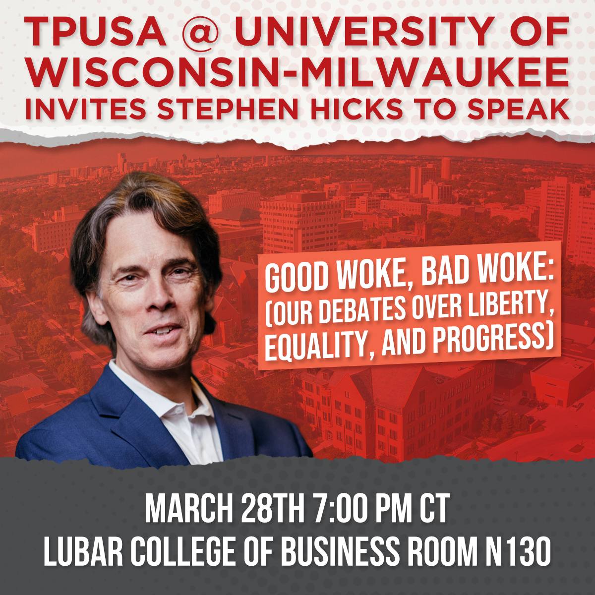Stephen Hicks Speaks At University of Wisconsin-Milwaukee with The ...