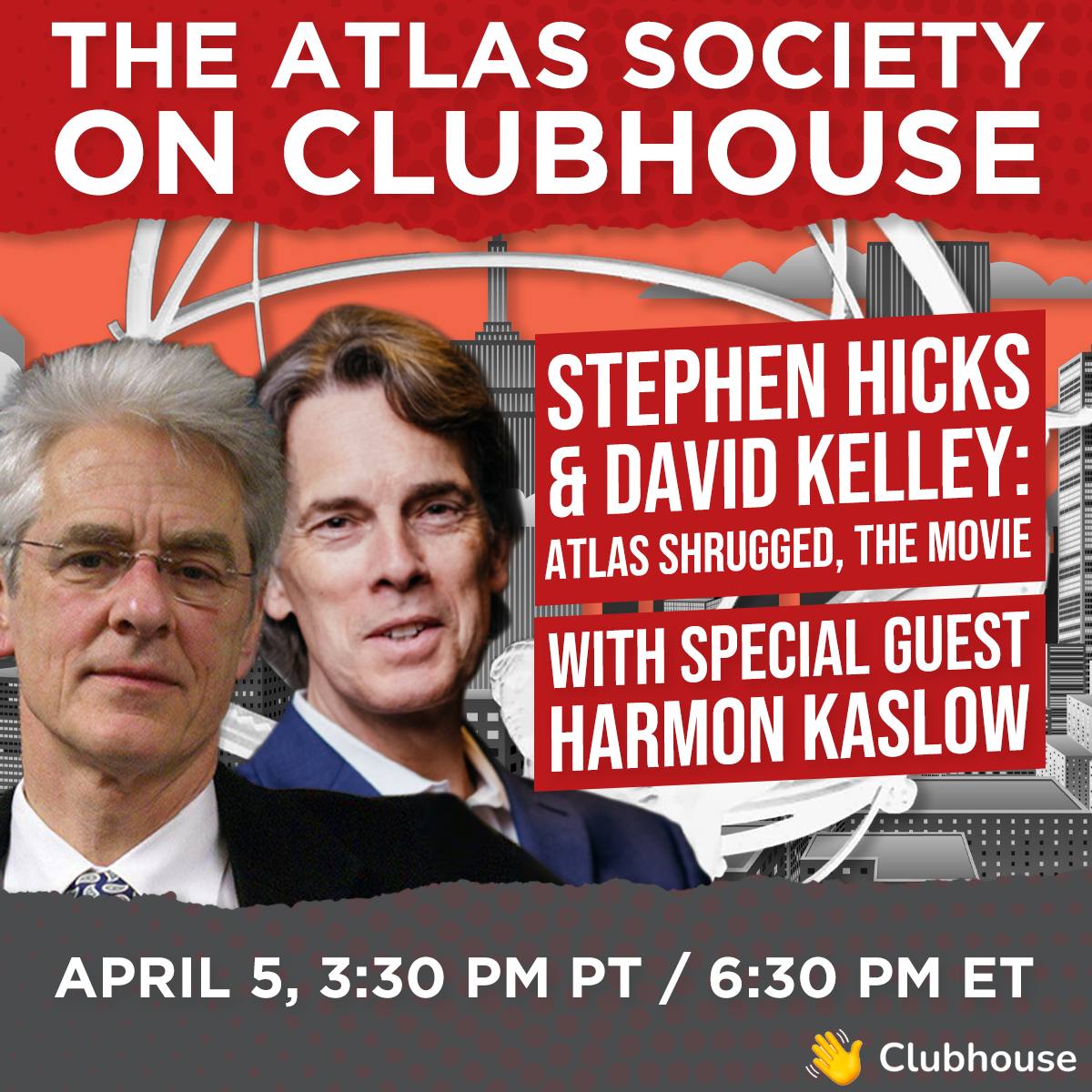 "Atlas Shrugged, The Movie" with Stephen Hicks, David Kelley, & Special ...
