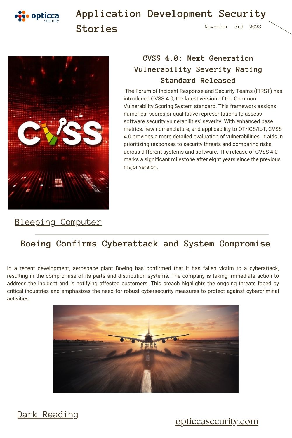 Opticca Security | Blogs: Cyber Stories Newsletter: Stay Informed on ...