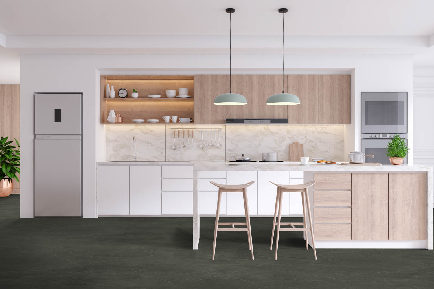 Belgotex Amble - Residential Heterogeneous Vinyl Sheeting with Homely ...