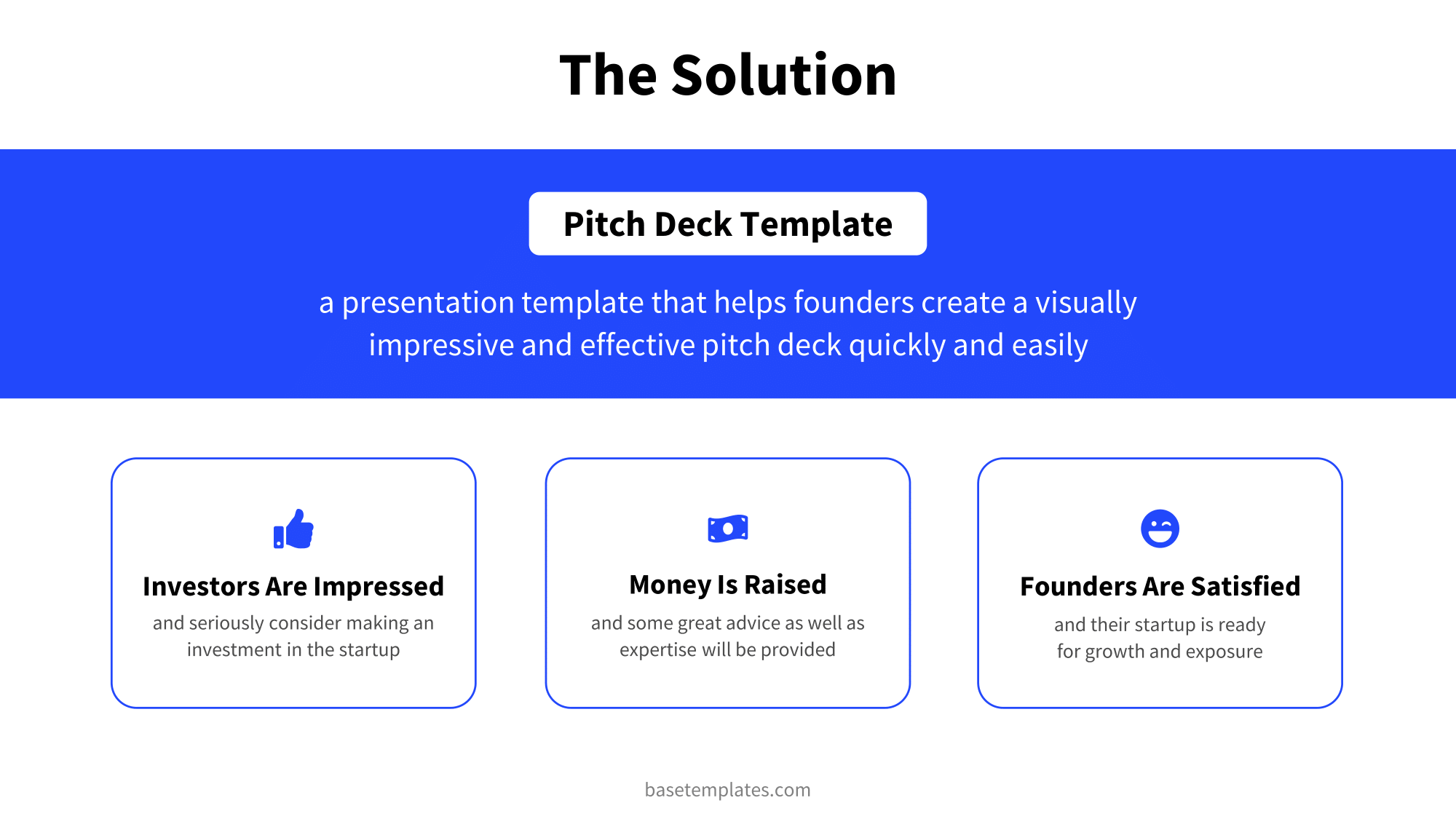 Pitch Deck Solution Slide | How-to Instructions