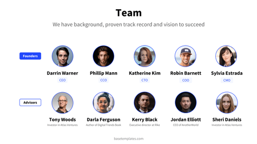 Pitch Deck Team Slide | How-to Instructions