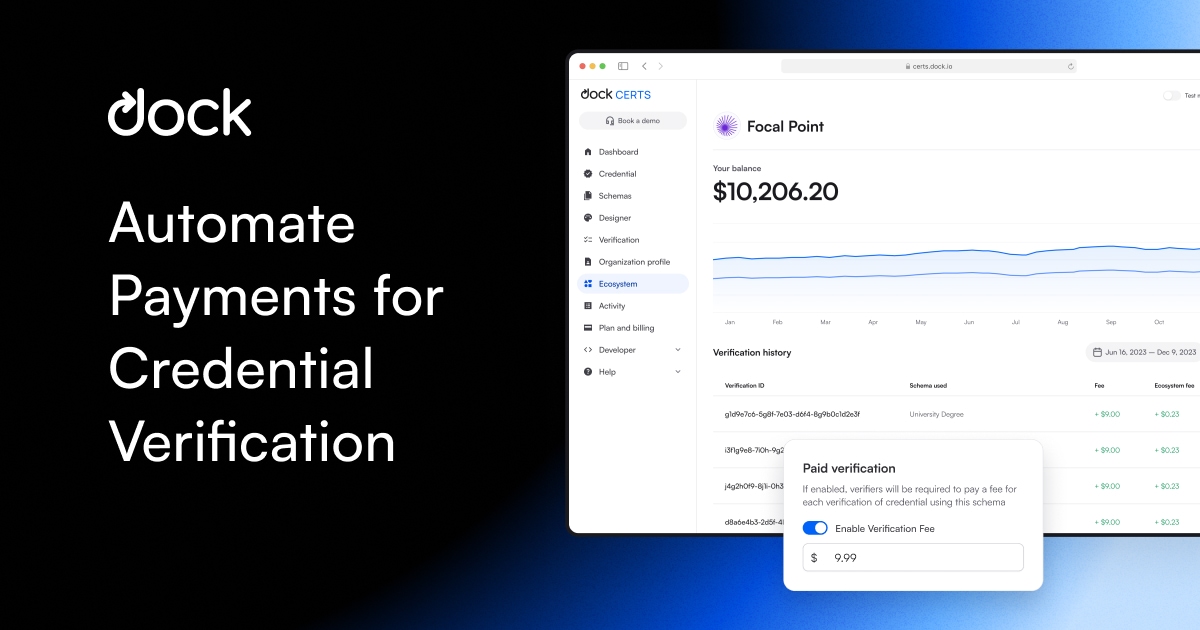Automate Payments for Credential Verification