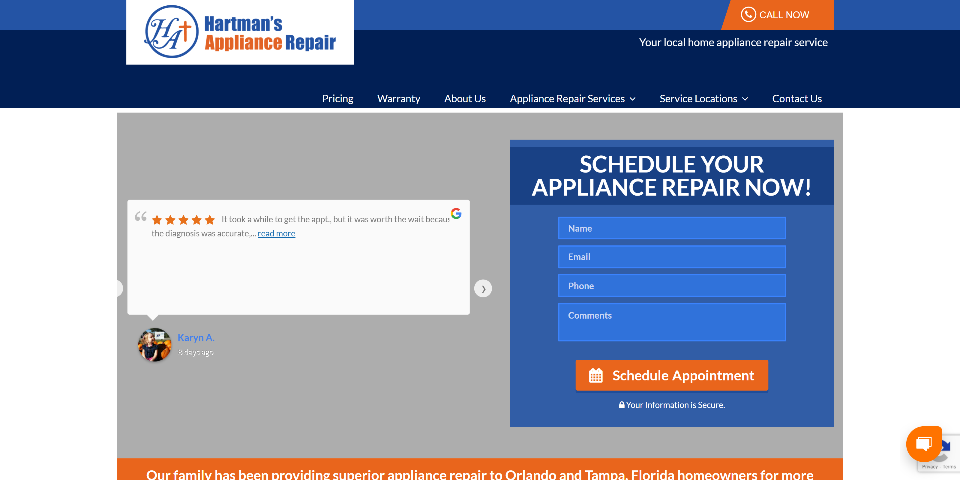 Best Appliance Repair Websites: Important Features to Include (+Examples)