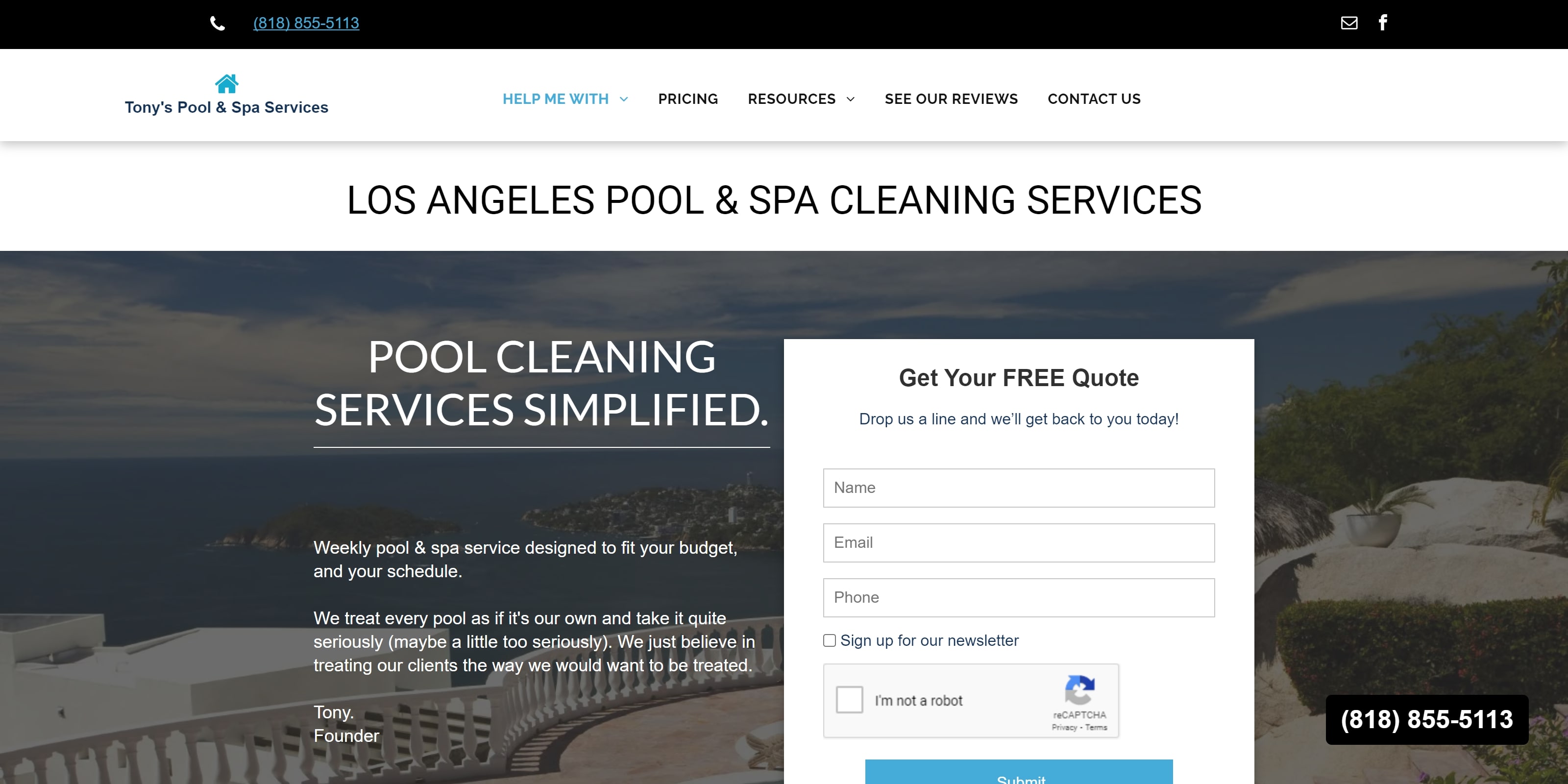 Best Pool Cleaning Websites: Important Features to Include (+Examples)