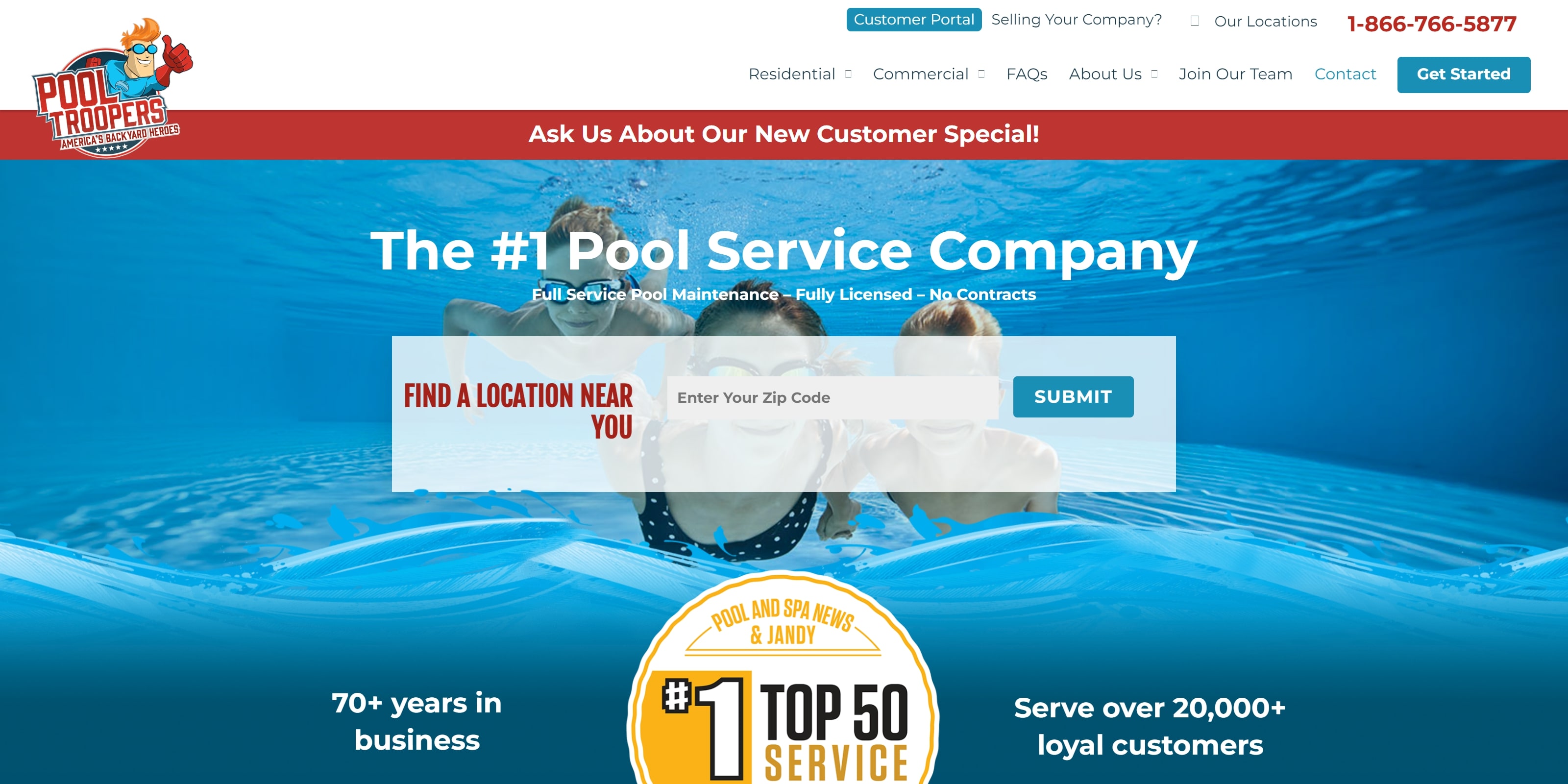 Best Pool Cleaning Websites: Important Features to Include (+Examples)