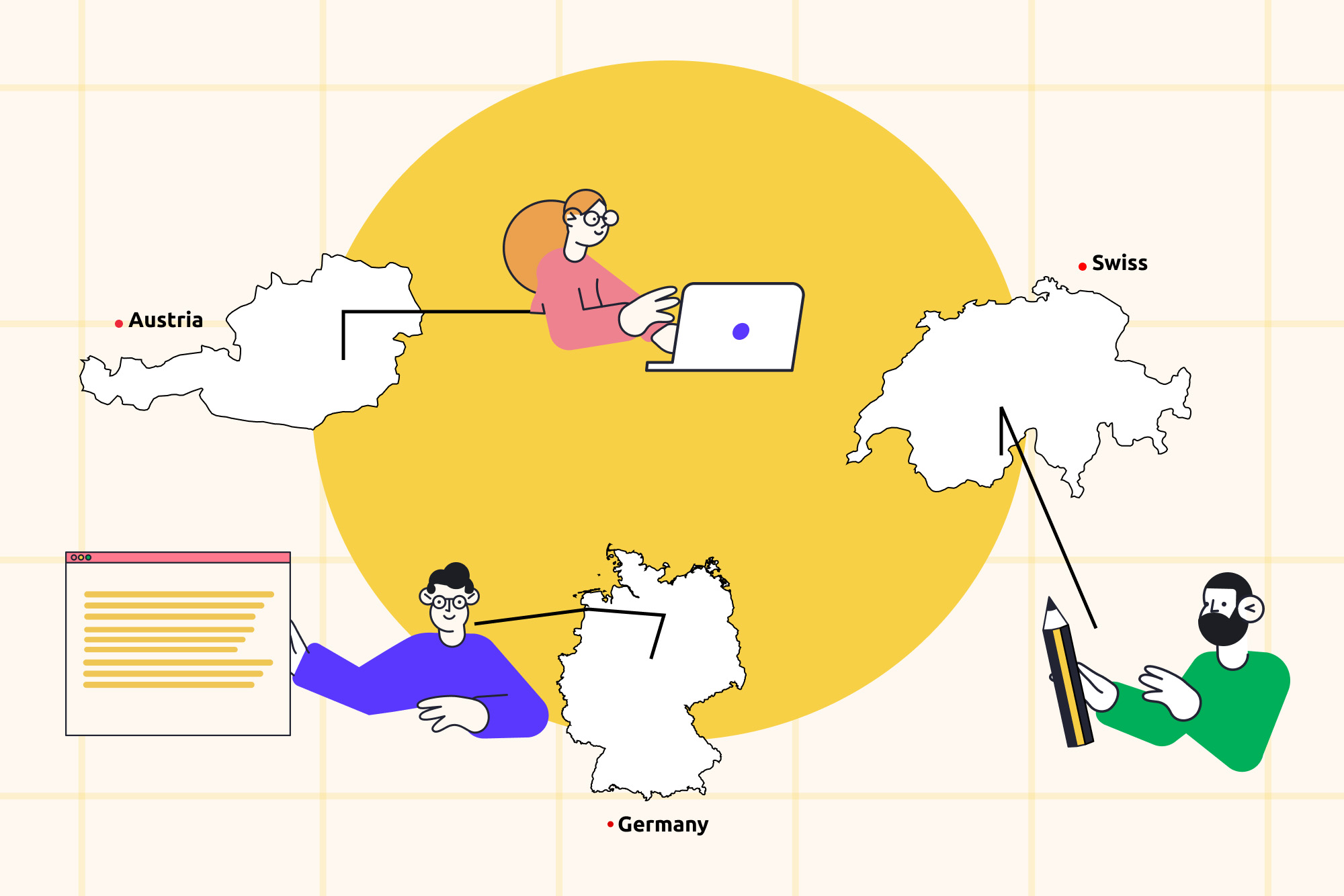 Austrian, German and Swiss developers have different priorities