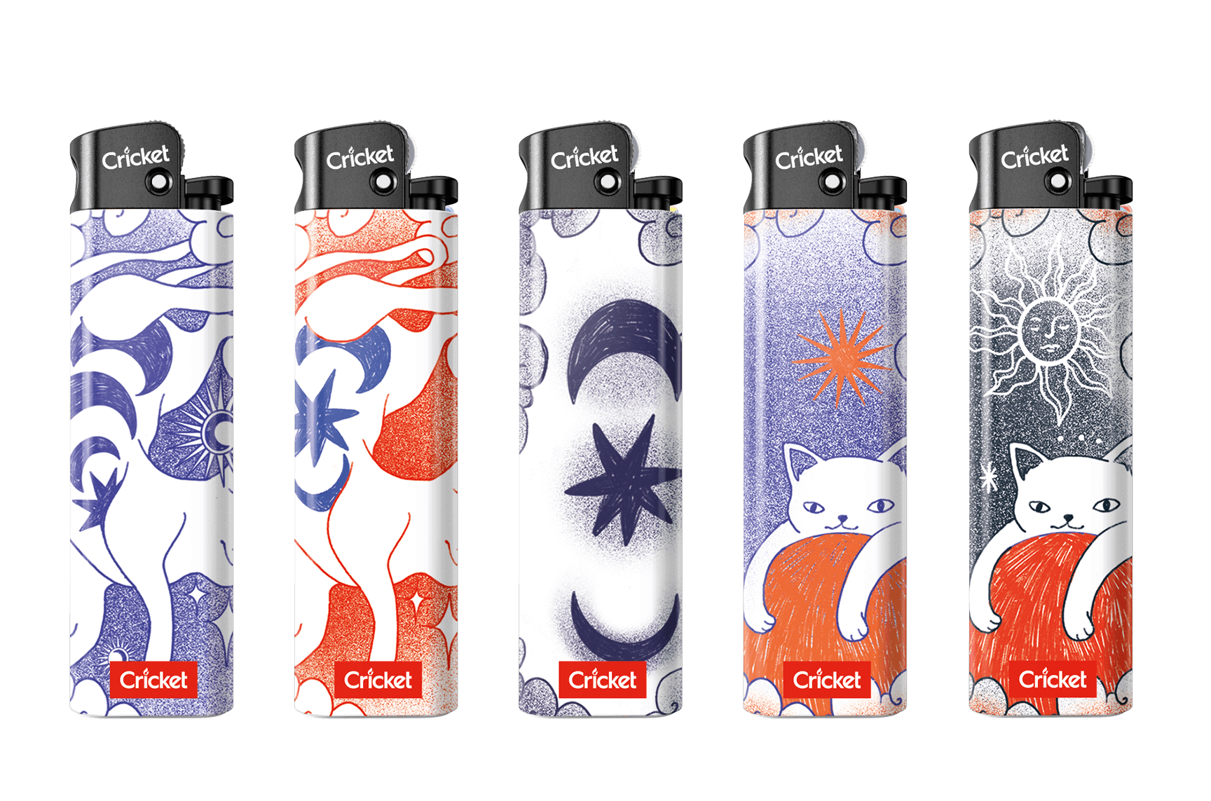 Cricket Design Editions Astrokitty Lighter